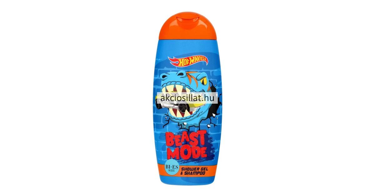 Hot Wheels Παιδικό Αφρόλουτρο και Σαμπουάν Beast Mode Shower Gel ...