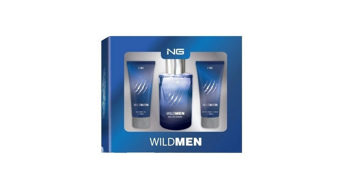 NG Wild Men Gift Set for Men: Eau De Toilette 80ml + Shower Gel 50ml ...