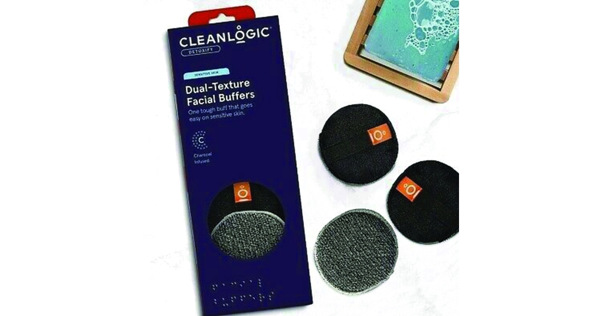 Cleanlogic detoxify Dual-texture Facial Buffers Sensitive Skin Set Of 3 ...